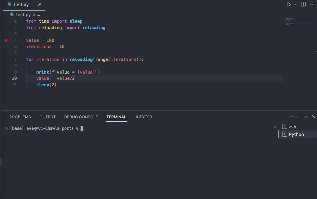 热加载技术：修改Python代码并实时查看结果 ⛵ - 知乎