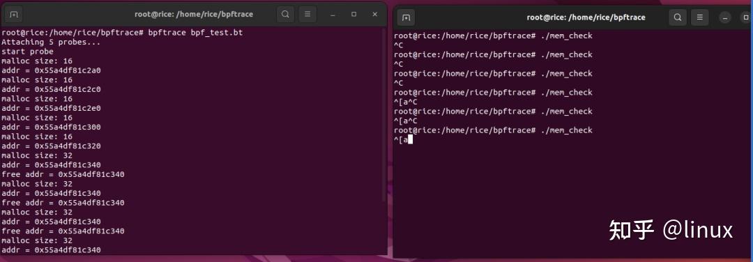 基于ebpf的性能工具-bpftrace实战(内存泄漏) - 知乎