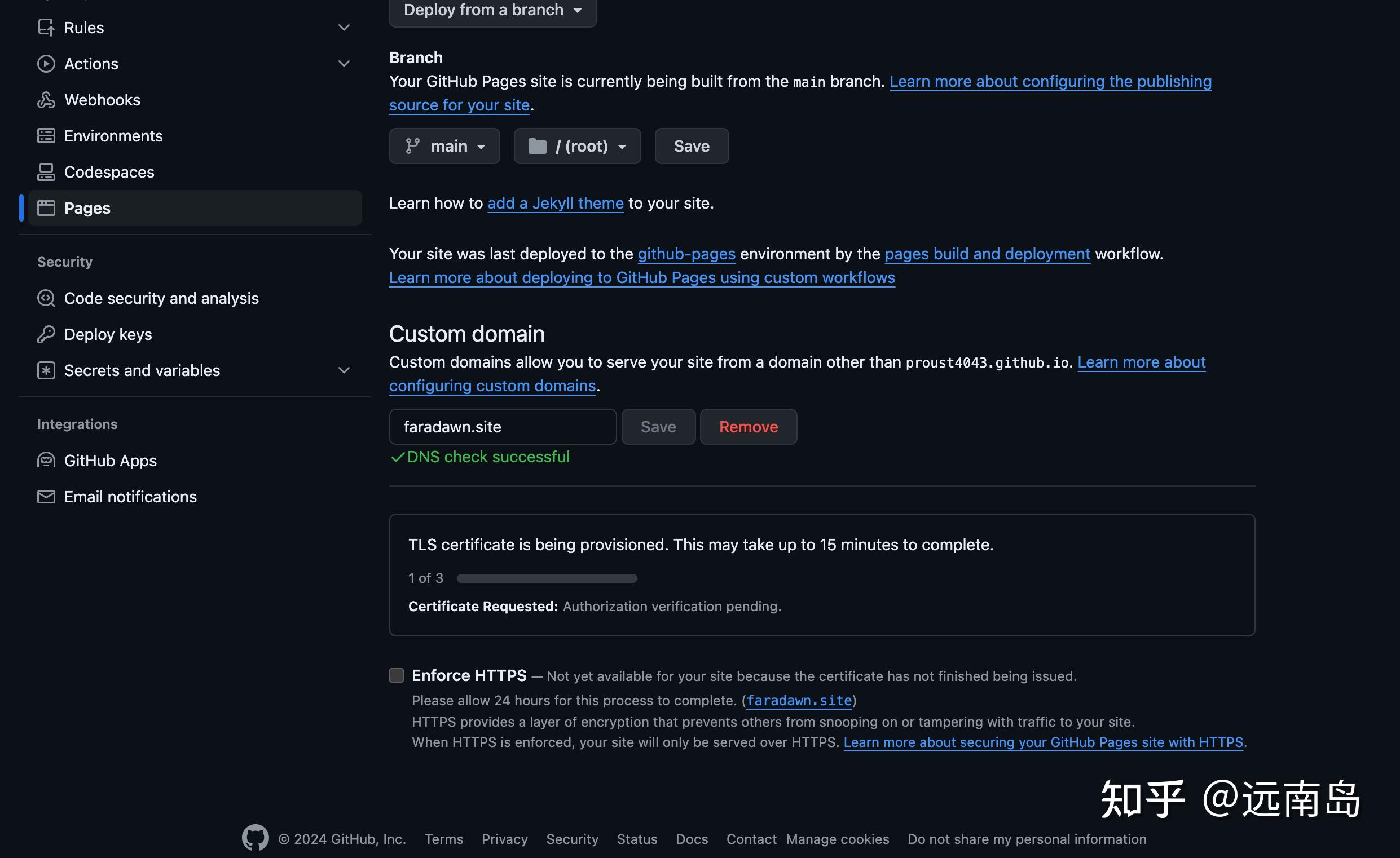 如何用Github免费搭建网站并绑定自己域名（Github Pages注册+部署） - 知乎