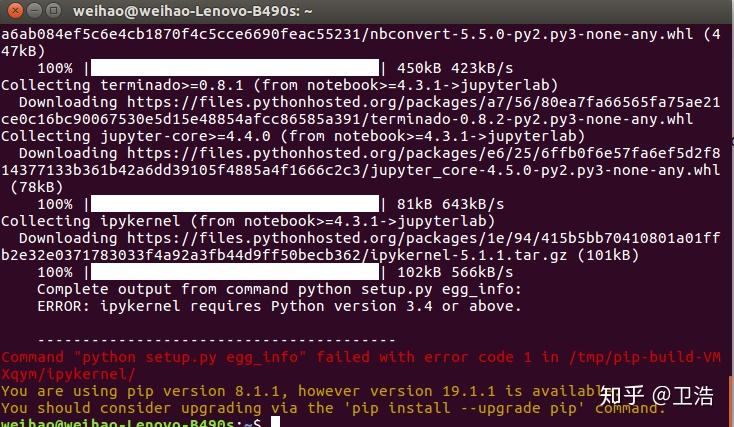 Ubuntu16.04安装JupyterLab - 知乎