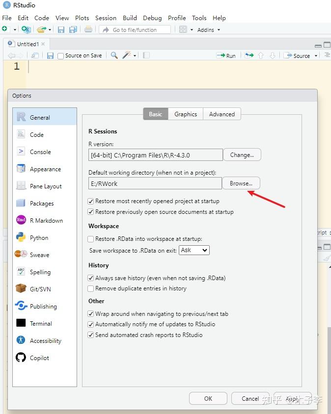 RStudio工作路径查看和修改 - 知乎