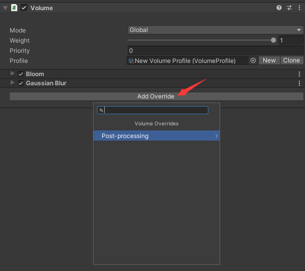 如何扩展Unity URP的后处理Volume组件
