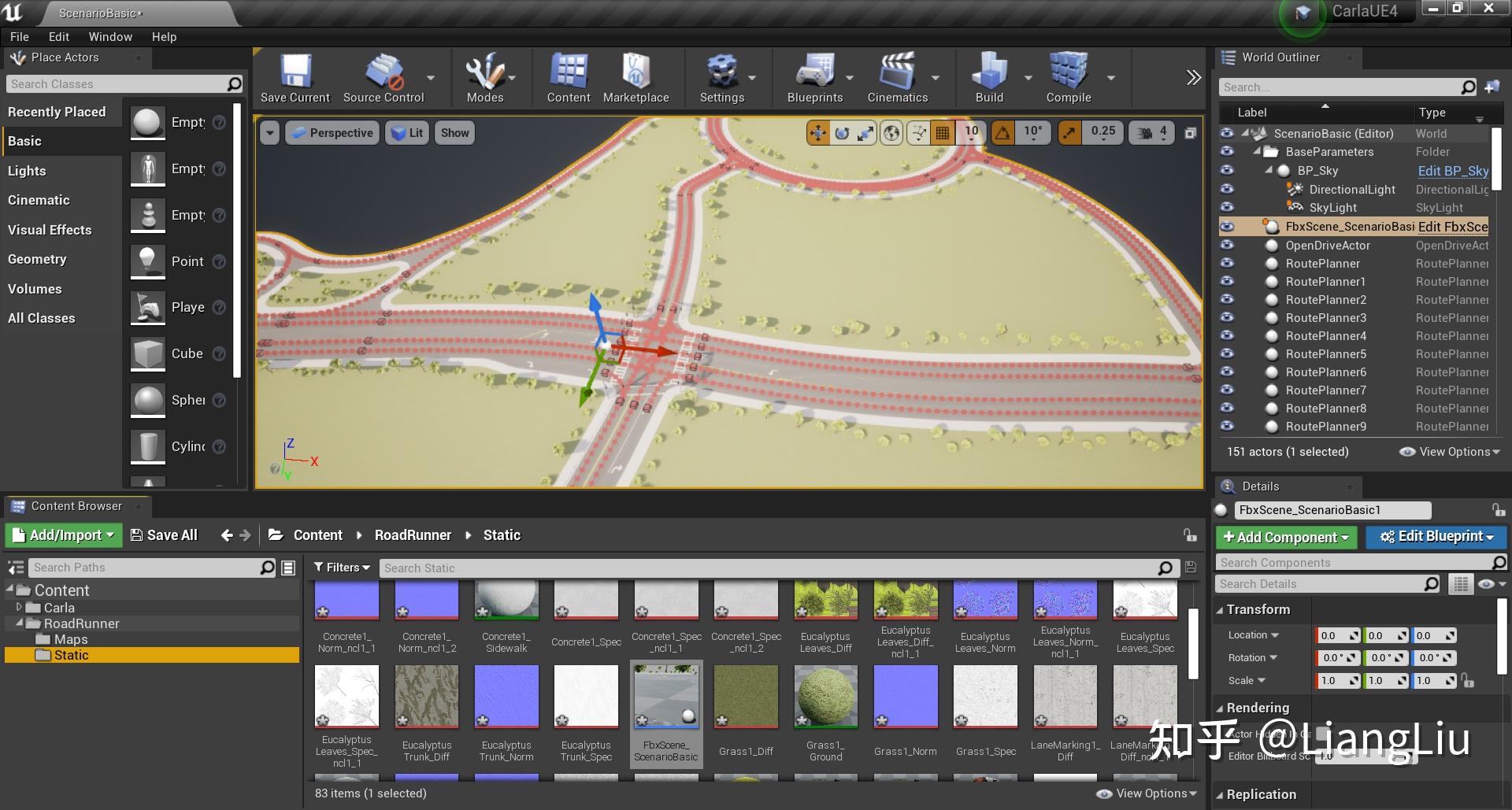 RoadRunner Scenario+CARLA联合仿真 - 知乎