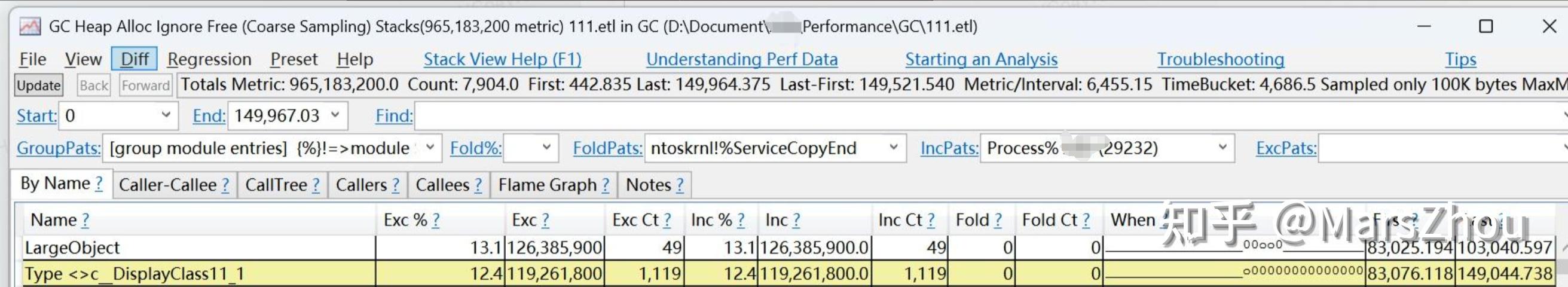 使用 PerfView 采集和分析 .NET GC 内存分配堆栈信息的简单操作指引 - 知乎