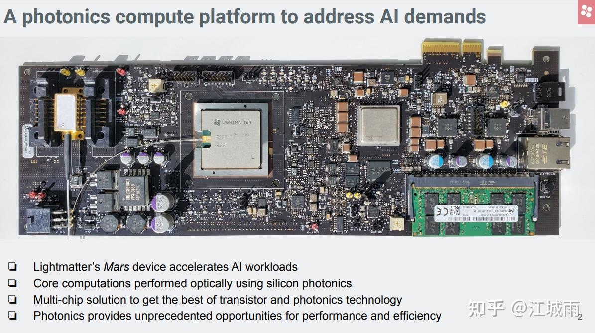 如何看待 LIGHTMATTER 公司新推出的光子处理器 Envise？ - 知乎