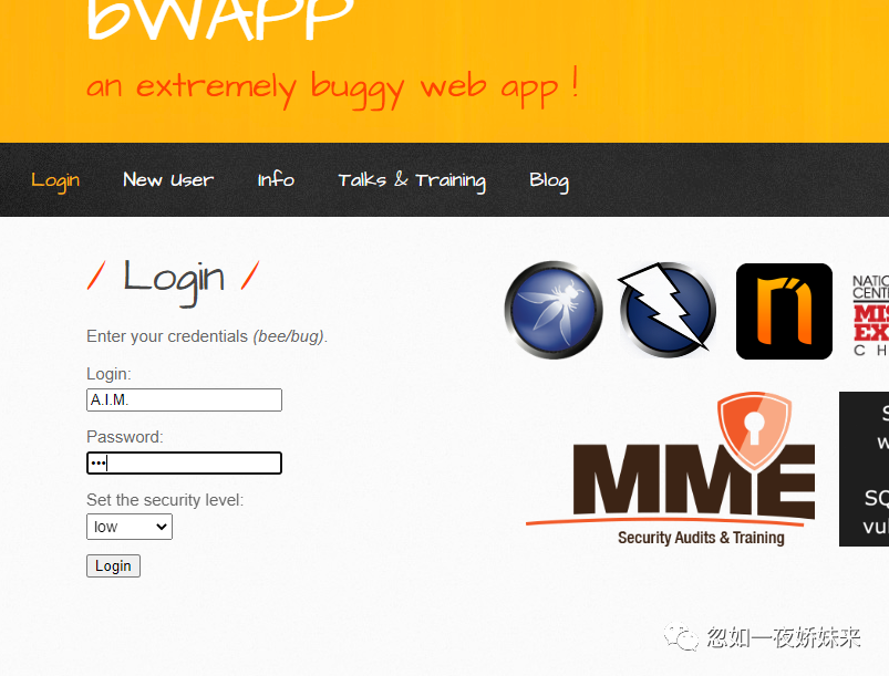 docker安装靶场环境bWAPP以及SQL注入拿到用户密码登陆系统 - 知乎