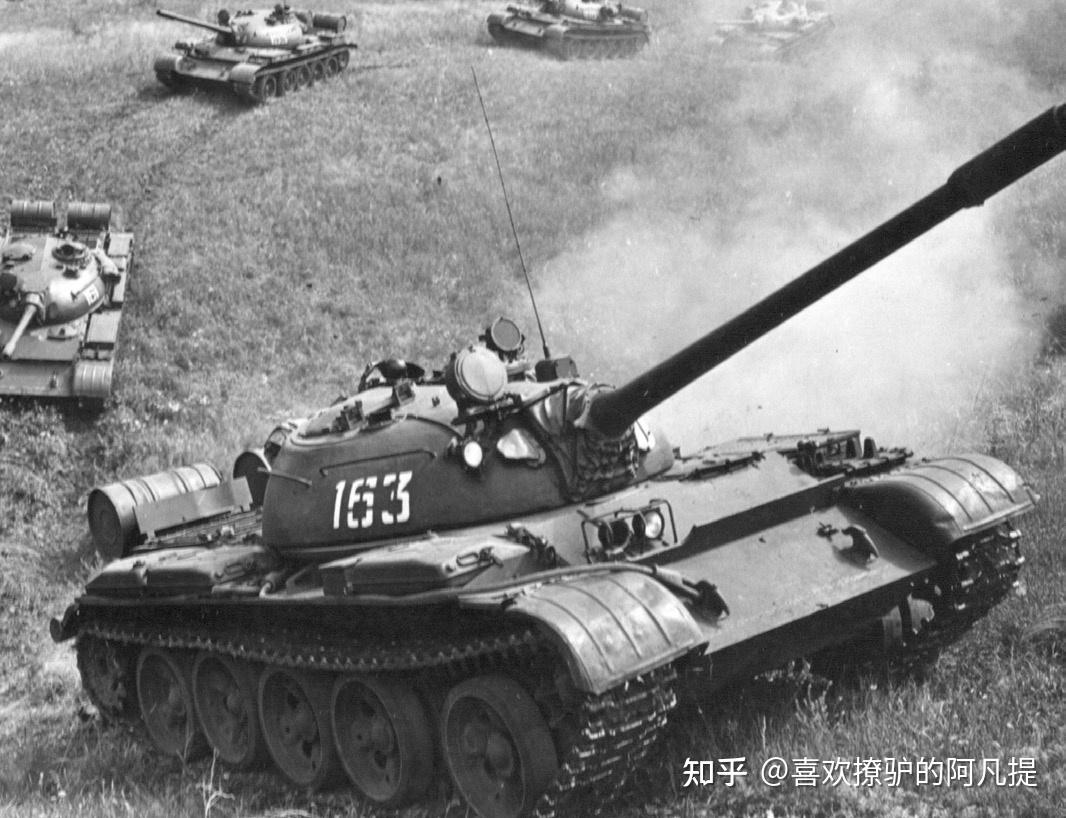 编号14：T-55主战坦克（第四部分）：T-55 M1958、T-55A M1961、T-55K、T-55AK、T-55 ALMAZ - 知乎