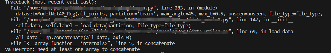 ValueError: need at least one array to concatenate - 知乎