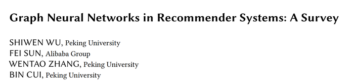 读论文-Graph Neural Networks in Recommender Systems: A Survey - 知乎