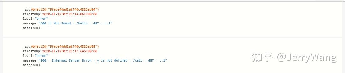 如何将 winston log 库记录的日志写入 mongo DB 数据库 - 知乎