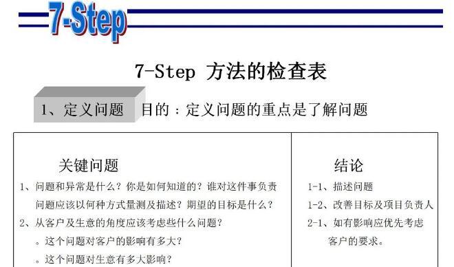 解决问题的7-Step法，赶快了解一下！ - 知乎