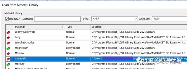 CST软件如何添加和管理自定义的材料 - 知乎