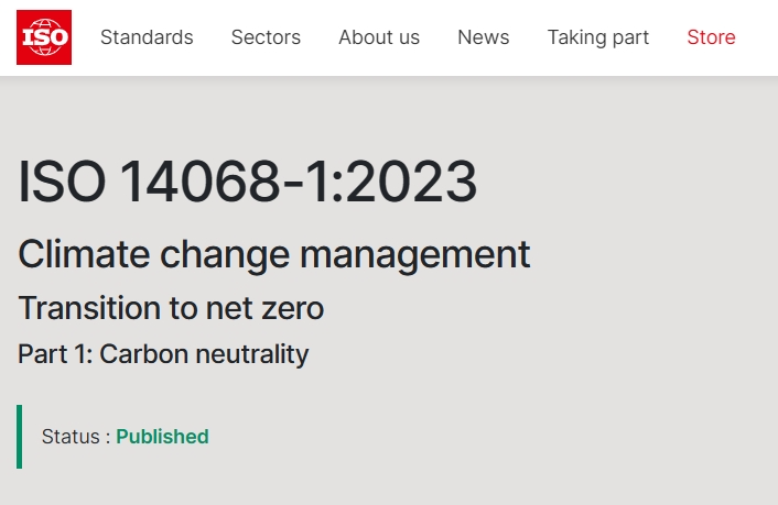深度解读！全球首个“碳中和”量化国际标准ISO-14068正式发布 - 知乎
