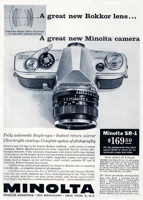 Minolta SR家族小传 - 知乎