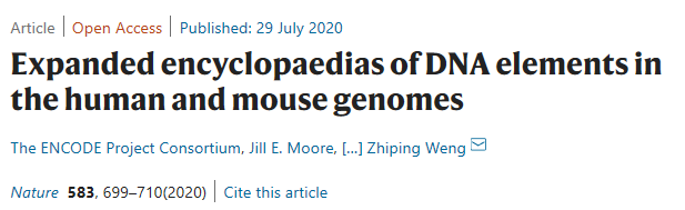 ENCODE项目第三期论文解读之一：扩增的人和小鼠基因组的DNA元件百科 - 知乎