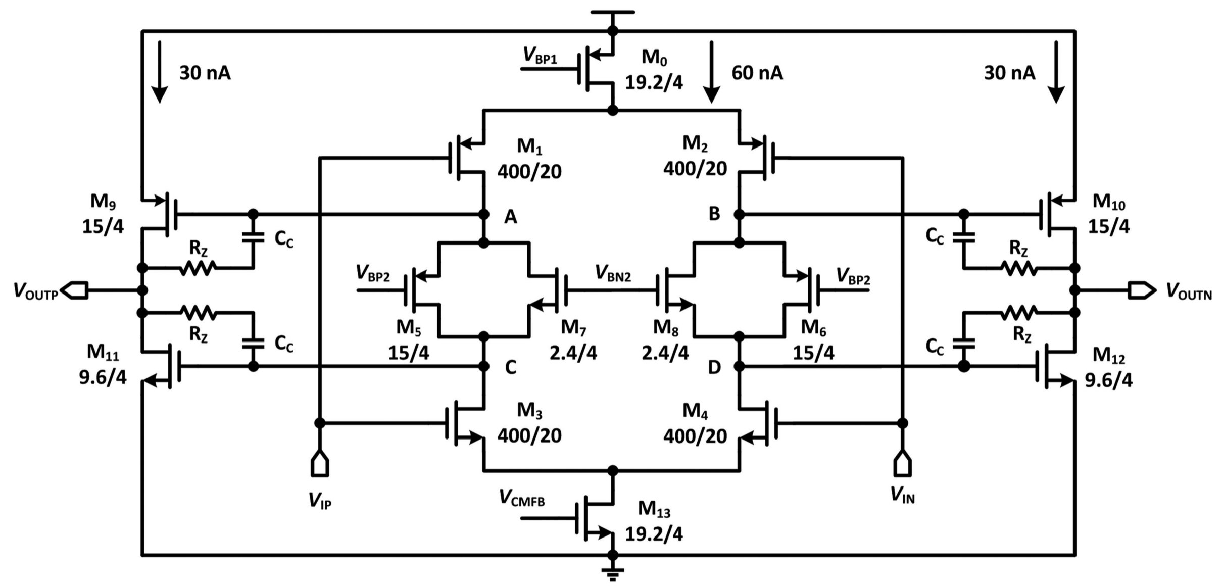 王小桃带你读文献：基于反相器结构的电流复用OTA Current-Reused OTA (Inverter-Based OTA) - 知乎