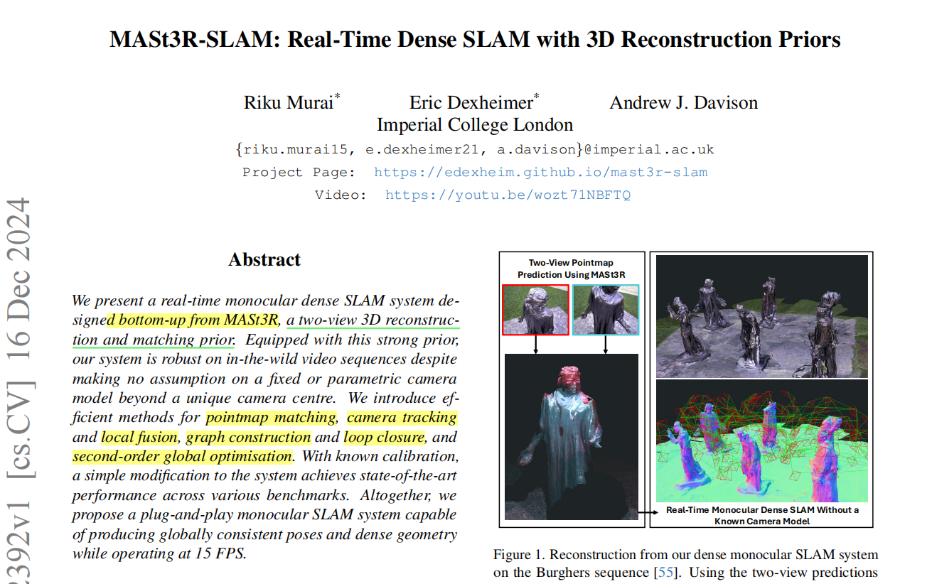 SLAM-3DGS算法研究之路：MASt3R-SLAM论文深入研读 - 知乎