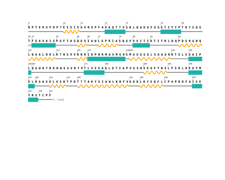 python绘制蛋白质二级结构图 - 知乎