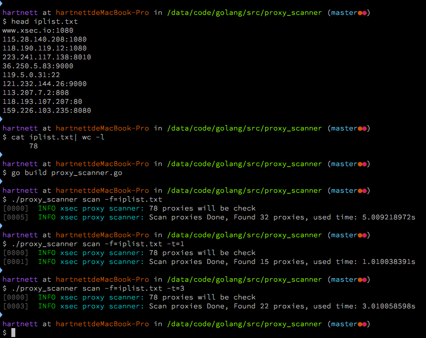 速度超快、小巧的代理扫描器（xsec-proxy-scanner） - 知乎