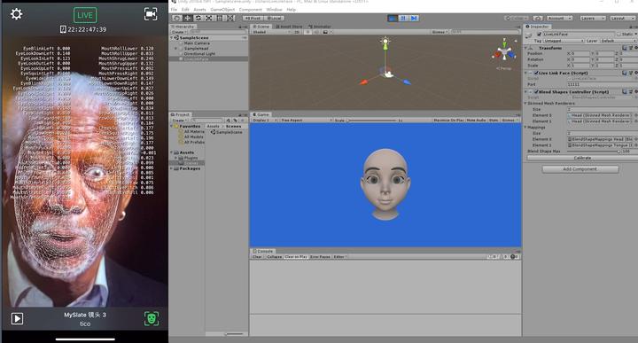 在 Unity 中使用 Live Link Face 进行面部捕捉 - 知乎