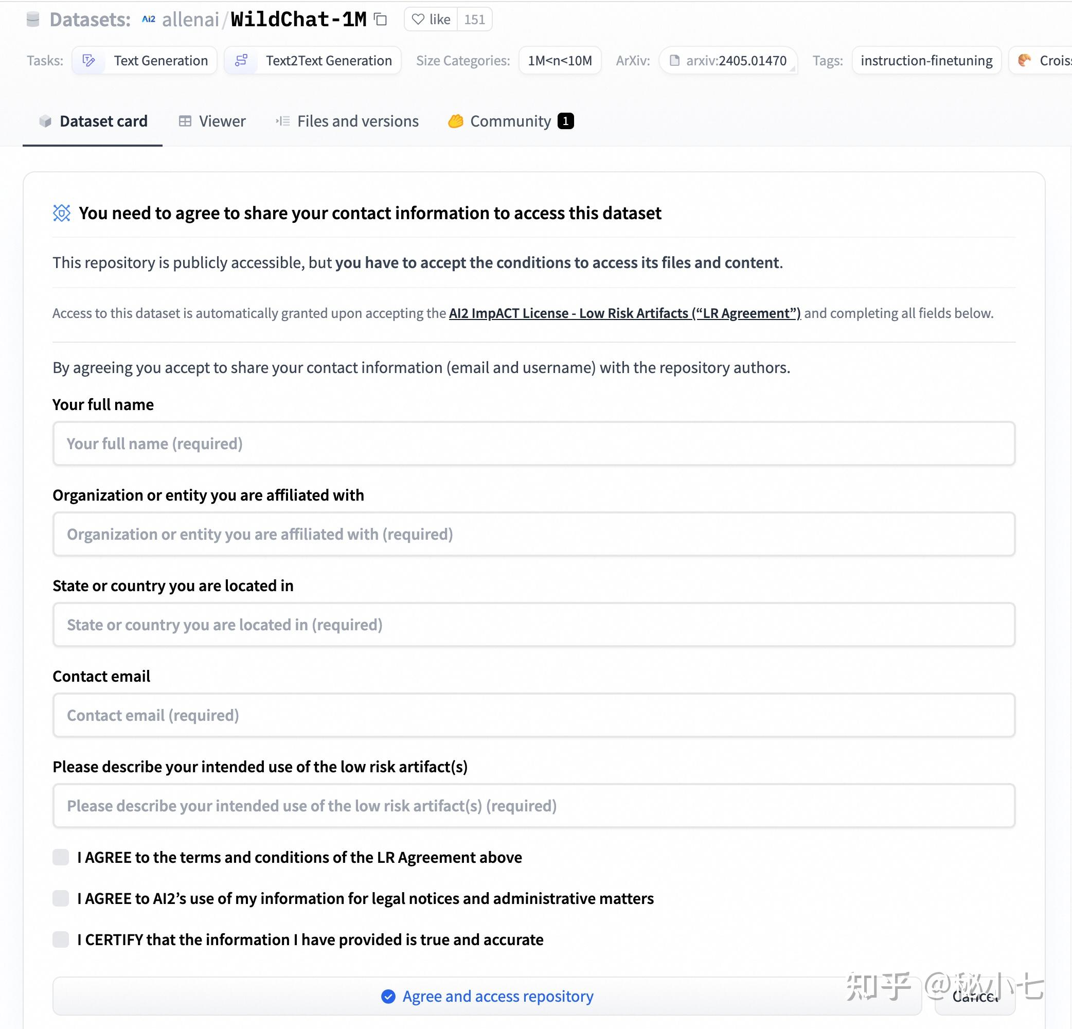 最真实最全面的GPT系列对话数据集：WildChat: 1M ChatGPT Interaction Logs in the Wild - 知乎
