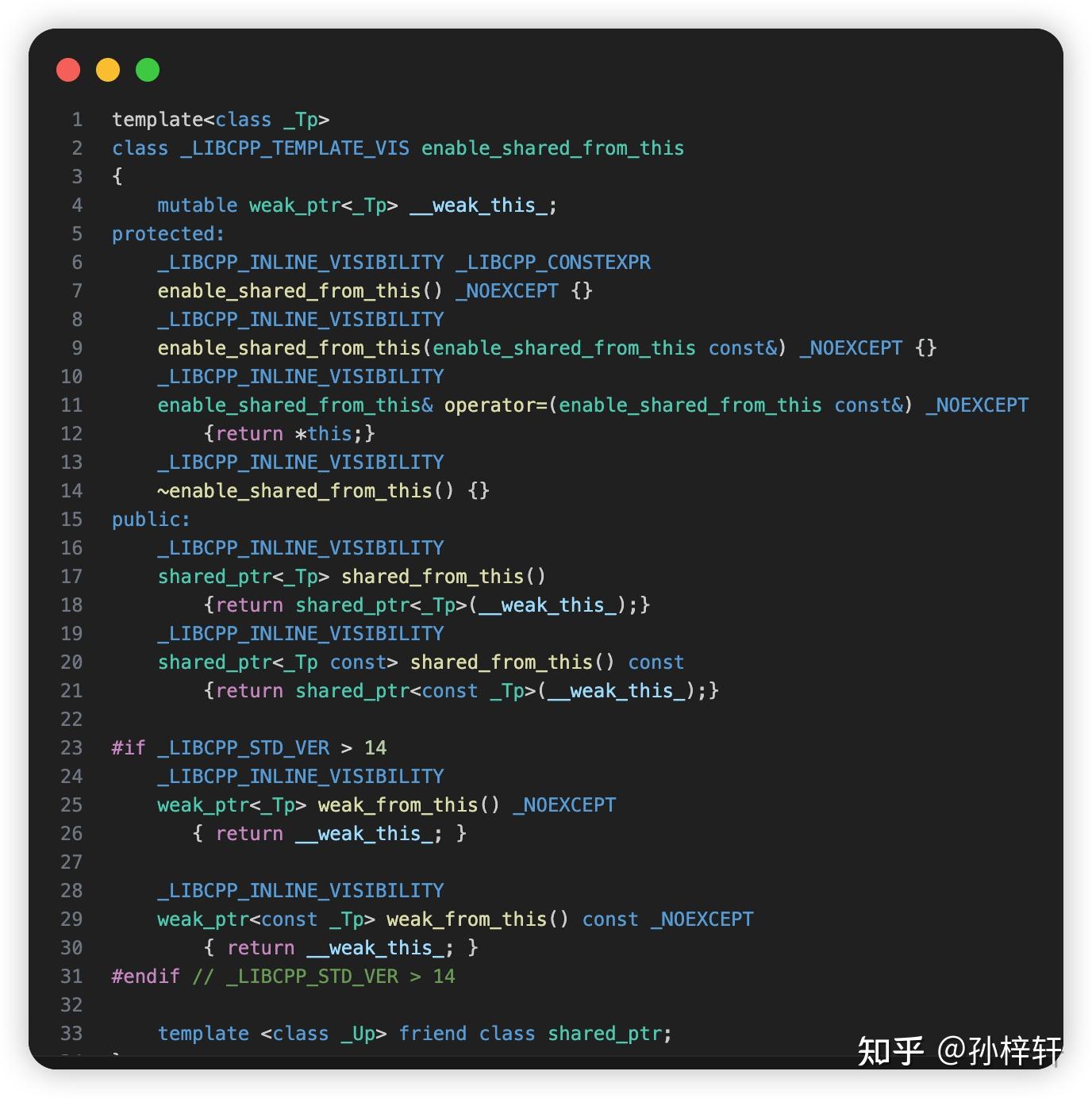 std::enable_shared_from_this 有什么意义？ - 知乎