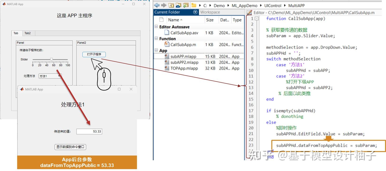 MATLAB App Designer 01 界面切换以及调用 - 知乎