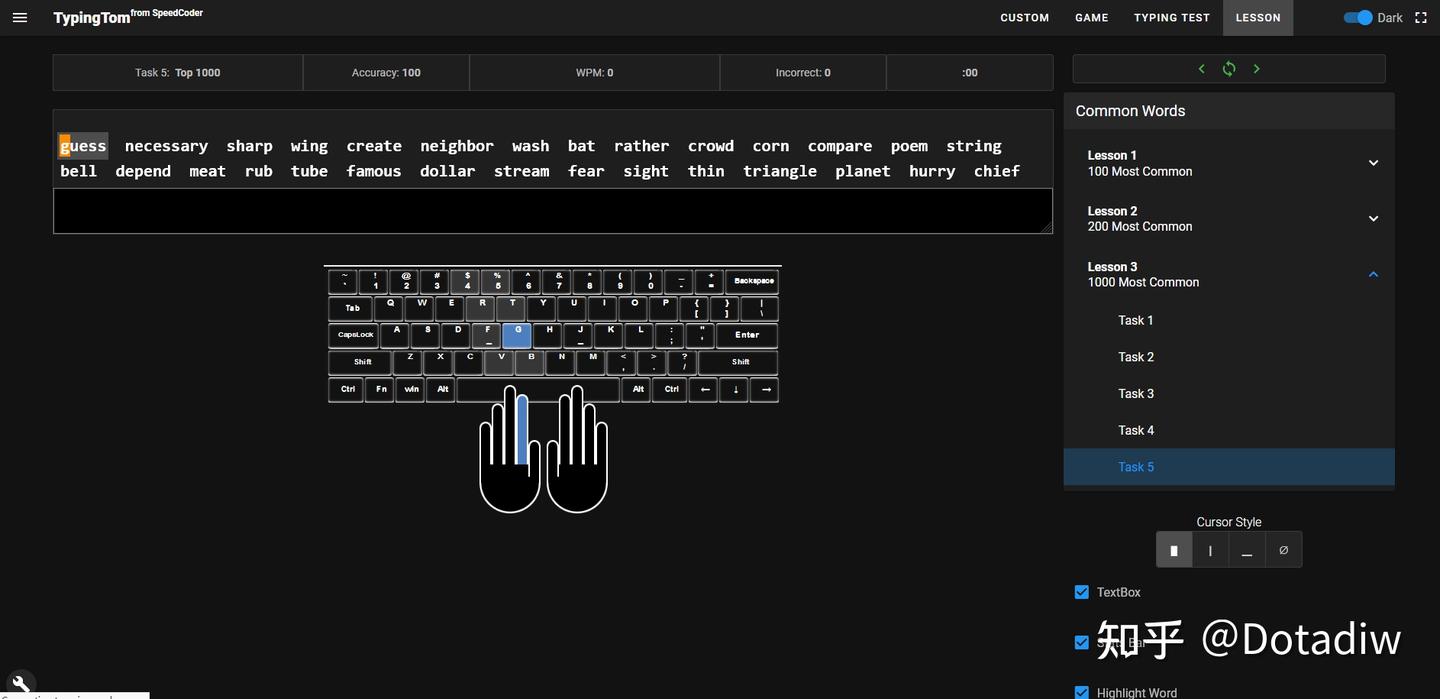 学会全盲打你也能键指如飞 - 打字练习网站安利 - 知乎