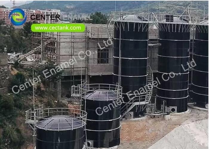 Large Volume Bolted Steel Sludge Holding Tanks For Municipal Sewage ...