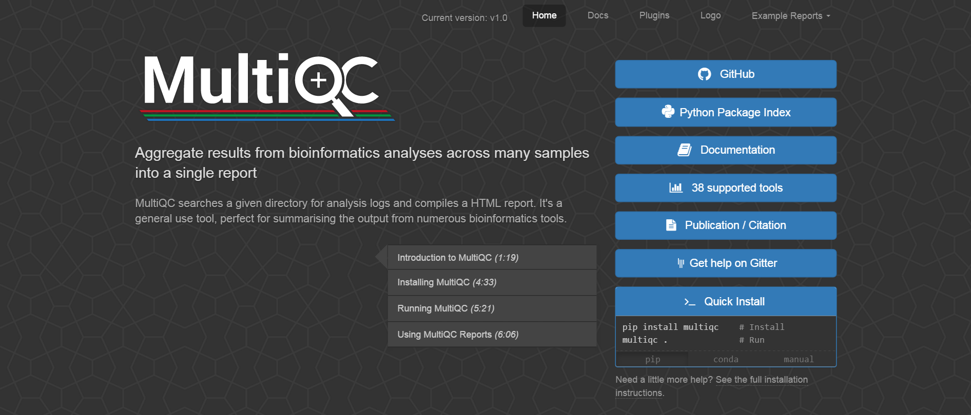 批量显示测序分析QC结果的利器---MultiQC简介 - 知乎