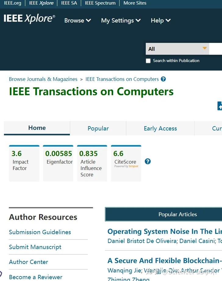 3.6分却列入CCF-A类？IEEE-Trans系列2区顶刊，果真不容小觑 - 知乎