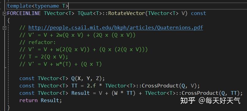在UE材质中使用四元数（Quaternion）进行旋转 - 知乎
