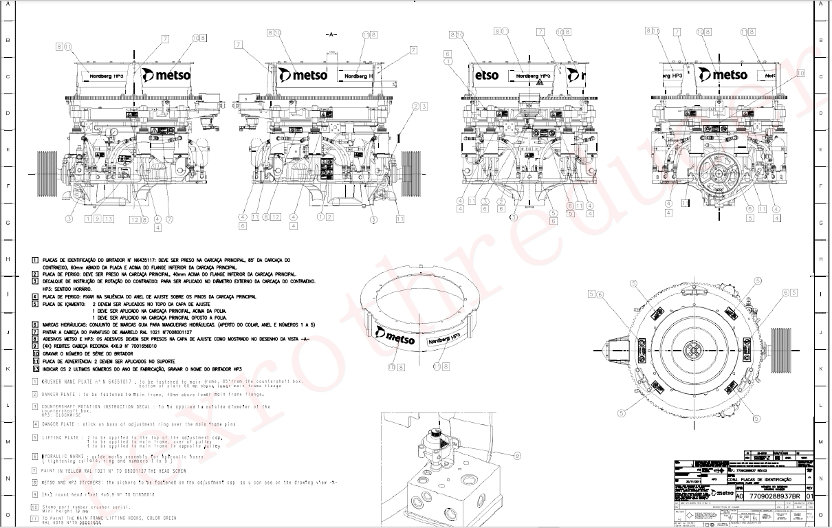 Metso美卓HP3/4/5/6/HP100/200/300/400/500/800/HP900圆锥破碎机图纸 - 知乎