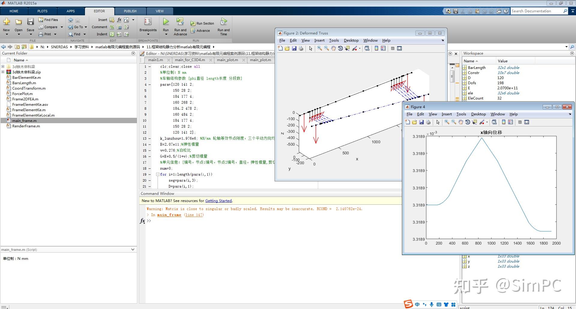 三维铁木辛柯梁Matlab有限元编程 | 弹簧支座 | 弹性支撑单元| Matlab源码 | 理论文本 - 知乎