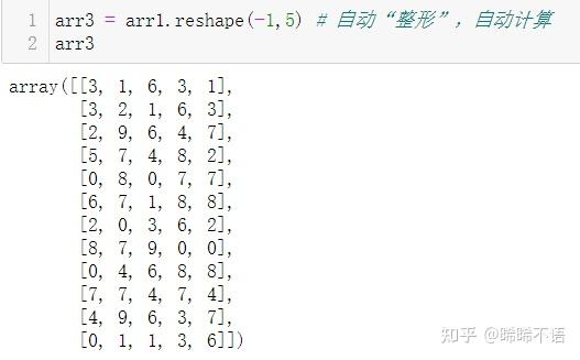 NumPy科学计算库（六）：形状操作 - 知乎