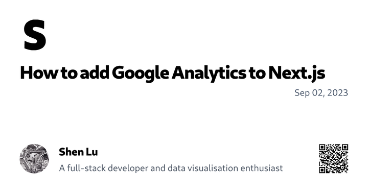 Next.js 博客添加 Google Analytics - 知乎