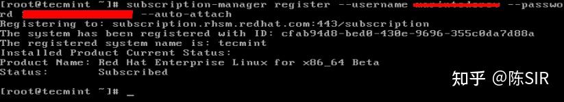 如何在RHEL 8中启用和关闭RHEL订阅、以及修改软件安装源 - 知乎
