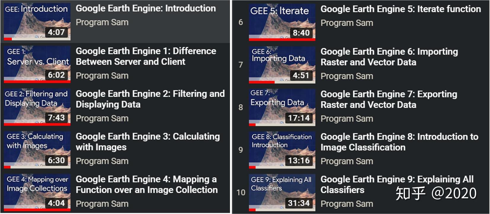 Google Earth Engine学习资料汇总 - 知乎