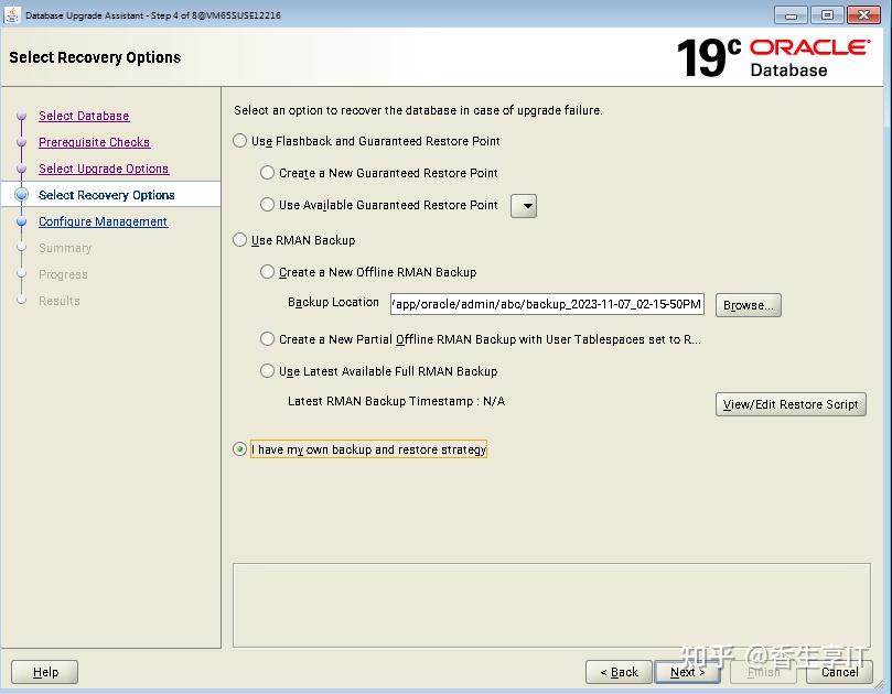DBUA工具实现Oracle 12c到19c无缝升级的操作实践 - 知乎
