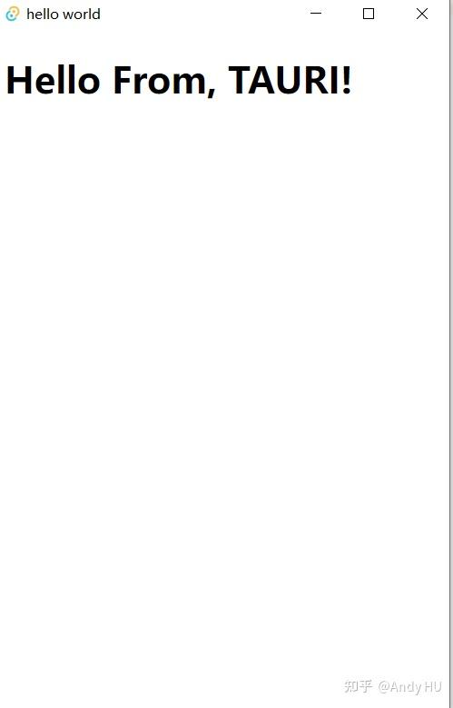 极简Rust TAURI教程 - 知乎