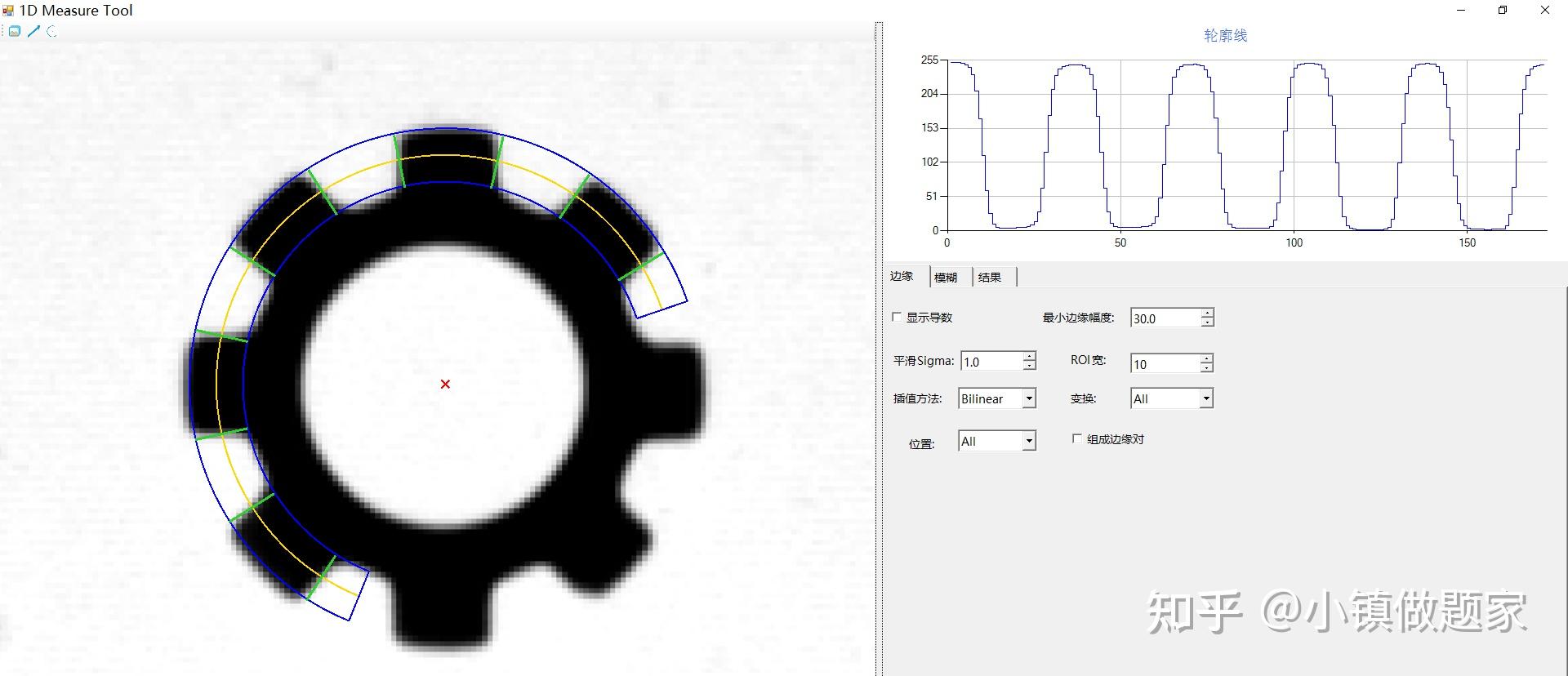 动手实现halcon中的1D Measure算法以及工具助手 - 知乎