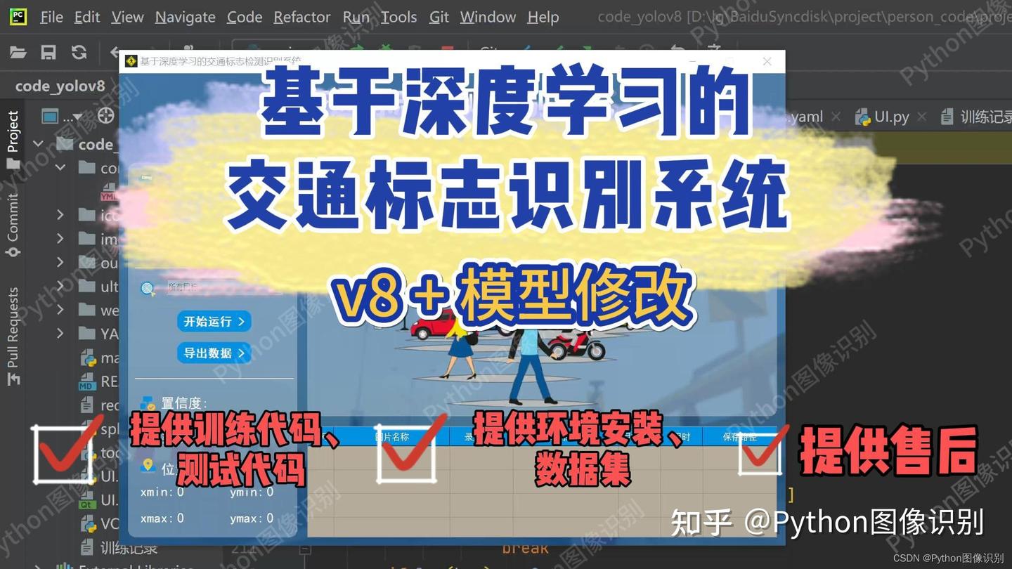 基于深度学习的交通标志检测识别系统（含UI界面、yolov8、Python代码、数据集） - 知乎
