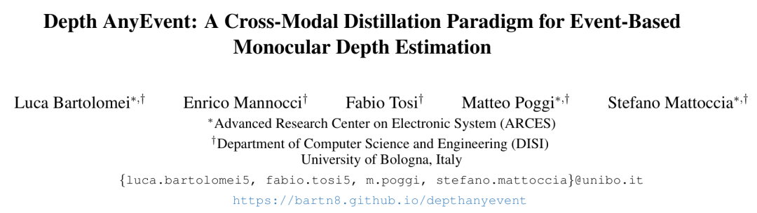 ICCV 2025 | Depth AnyEvent：一种创新的跨模态蒸馏方法，利用视觉基础模型让事件相机在无真值数据下实现SOTA深度估计 - 知乎