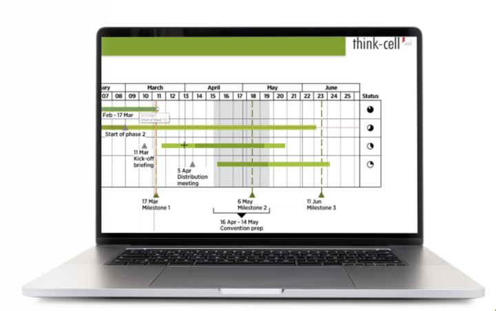 比Excel更强大的Thinkcell是如何做计划表的？Thinkcell图表类型有哪些？ - 知乎