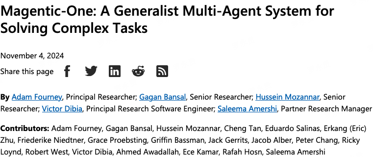 多智能体Magentic-One介绍 - 知乎