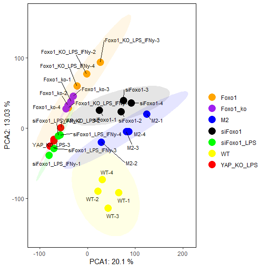R语言—画带基因名标签的PCA主成分分析图 - 知乎