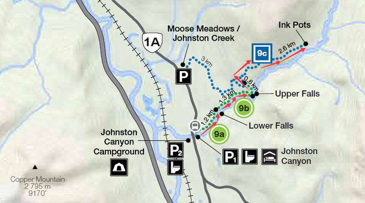 约翰斯顿峡谷（Johnston Canyon）到墨水壶（Ink Pots） - 知乎