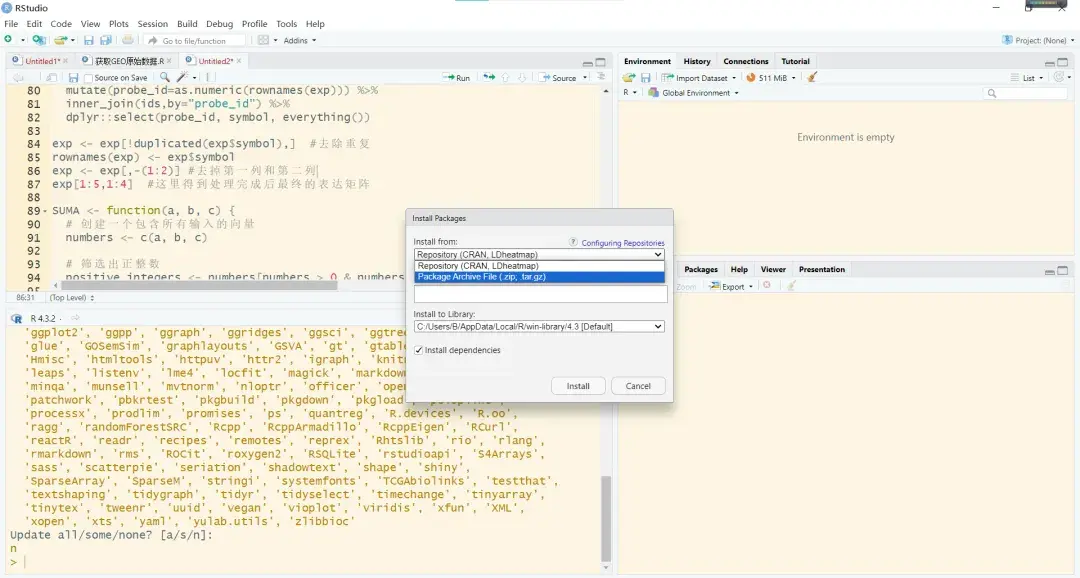 轻松搞定 R 语言包安装（最全攻略和常见错误解决方法总结） - 知乎