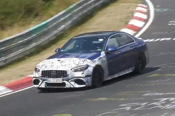 搭2.0T插混系统 全新梅赛德斯-AMG C63最新谍照 - 知乎