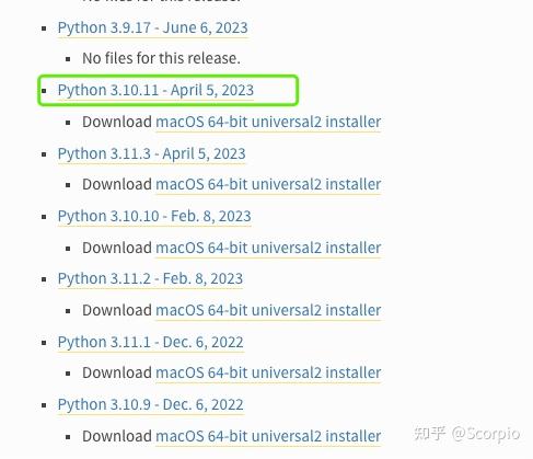macbook pro升级Python版本到3.10 - 知乎